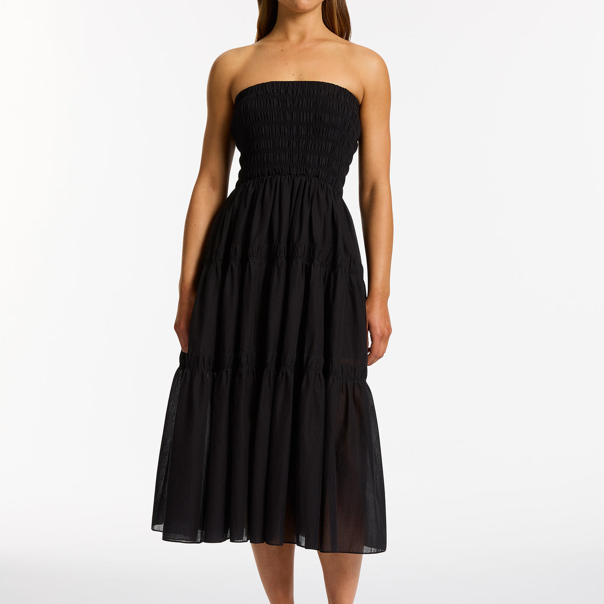 Jetset Convertible Maxi Dress - Black – JETS Australia