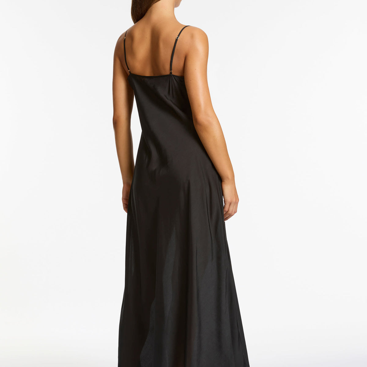 Jetset Slip Maxi Dress - Black – JETS Australia