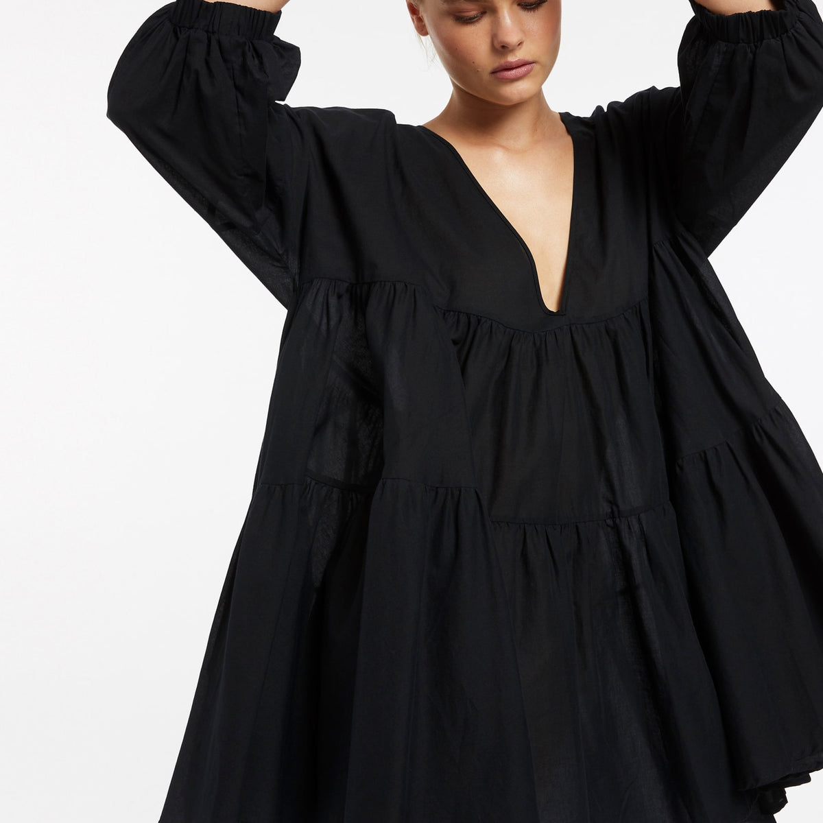 Pantera Cover Up Dress - Black – JETS Australia