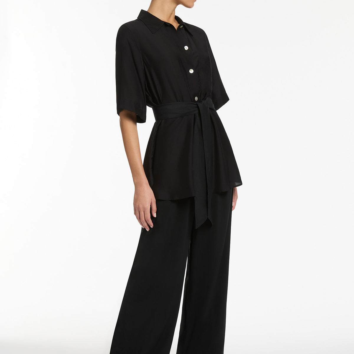 Jetset Wide Leg Pants - Black – JETS Australia
