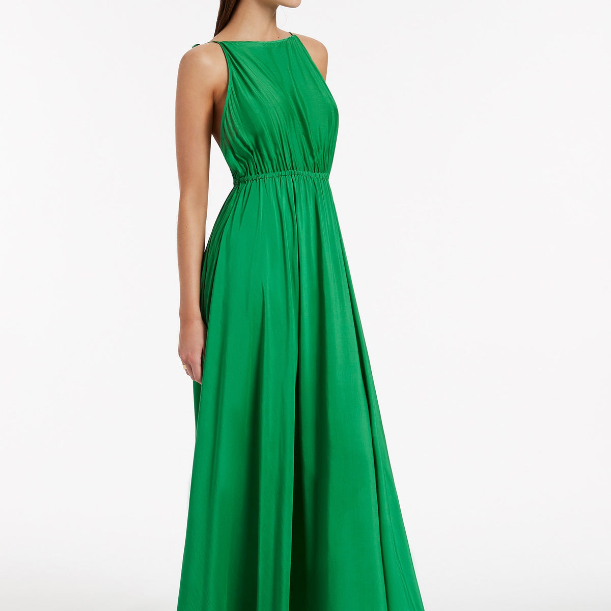 Jetset Backless Maxi Dress - Green – JETS Australia
